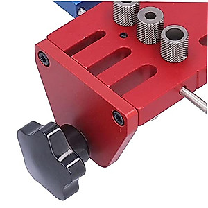 Upgrade Your Woodworking Skills with Adjustable Dowel Jig Kit and Hole Drill Guide - Woodworking Jigs and Fixtures for Perfect Drilled Holes - Includes Woodworking Tool Set - Buy Now