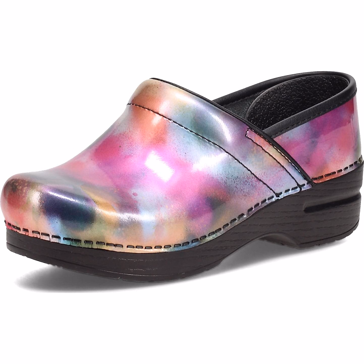 Dansko Women's Professional Spray Paint Patent Clogs 5.5-6 M US
