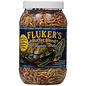 Fluker's Buffet Blend Aquatic Turtle Formula for Pets, 7.5-Ounce [2-Pack]