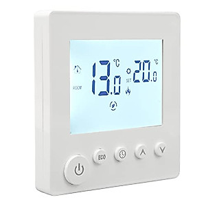 Home Heating Control Panel, Digital Display Floor Heating Thermostat AC 90V-240V Easy Operation for Home
