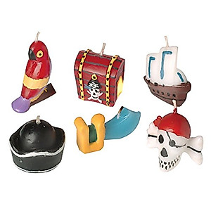 Pirate Birthday Cake Candles (6 Piece)