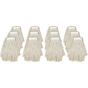 Genuine Joe GJON20COTCT - Clamp-style Cotton Mophead