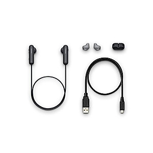 Sony WI-SP500 Wireless in-Ear Sports Headphones, Bluetooth Earbuds, Black (International Version)