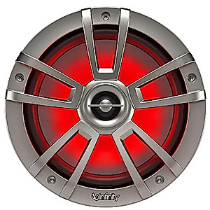 Infinity Mobile Marine Performance Series 8" 2 way speaker with RGB lighting - Titanuim
