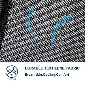 maxpama Folding Outdoor Raised Elevated Cooling Dog Cot Beds for Large Dogs, Camping Portable Pet Beds Durable and Breathable Travel Sleeping Cot with 47 Inches Long, Indoor or Outdoor Use