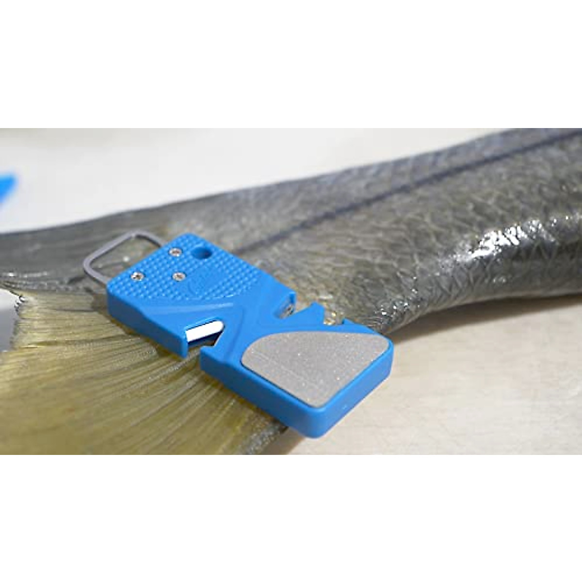 CUDA Diamond Pocket Sharpener #23062 | Compact Portable Sharpener with Integrated Line Cutter, Bottle Opener, & Hook Sharpening Grooves