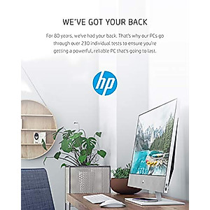 HP Pavilion 27-inch All-in-One Desktop, 10th Gen Intel i7-10700T Processor, 16 GB RAM, 1 TB SSD Storage, Full HD IPS Touchscreen, Windows 10 Home, Wireless Keyboard and Mouse Combo (27-d0080, 2020)