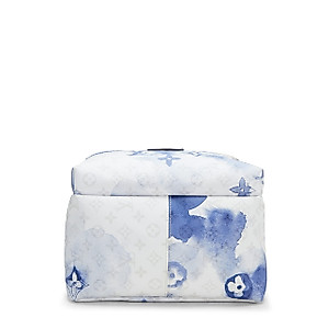 Louis Vuitton, Pre-Loved Blue Watercolor Monogram Canvas Discovery Backpack, Blue