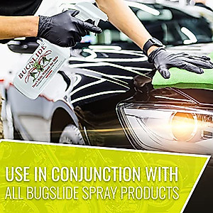 Bugslide Microfiber Mesh X-Treme Cleaning Cloth - Cleans and Polishes all Vehicle Surfaces without Scratching, Waffle Weave for Extra Cleaning Power, Use with all Bugslide Cleaning Products