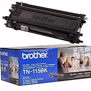 Brother TN115BK, TN115C, TN115M, TN115Y High Yield Black, Cyan, Magenta and Yellow Toner Cartridge Set