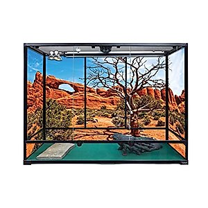Carolina Custom Cages Terrarium, Extra-Tall Extra-Long 48Lx18Dx36H, Easy Assembly