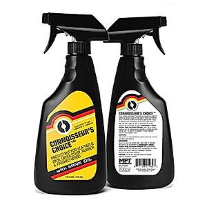 Connoisseur's Choice - Leather, Vinyl & Rubber Protectant with Mink Oil, 16 oz.