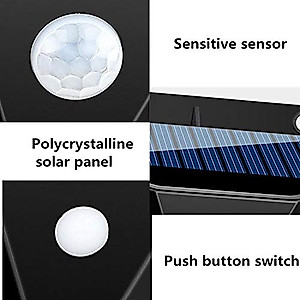 ROLTIN 102 LED Solar Wall Lamp Body Induction Garden Lamp Villa Waterproof Outdoor Inflammation Street Lamp Sconce Sconces Wall Light Reading Lamp Headboard Surviving