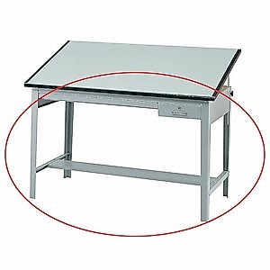 Safco Products 3962GR Precision Drafting Table Base for Use with 3952, 3953 Table Top, Sold Separately, Gray