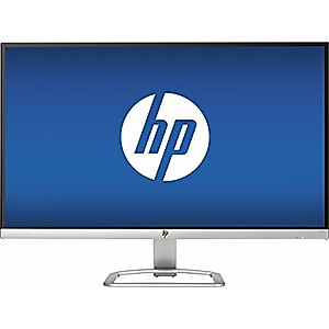 HP 27" Widescreen IPS LED Flat-panel HD Monitor, 1920x1080 at 60Hz, 7ms response time, 178 degrees horizontal and vertical viewing angles, 10,000,000:1 dynamic contrast ratio, HDMI