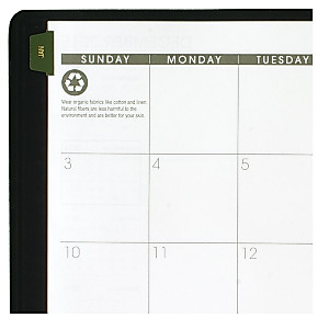 AT-A-GLANCE Monthly Planner 2016, Recycled, 9 x 11 Inches, Black (70-260G-05)