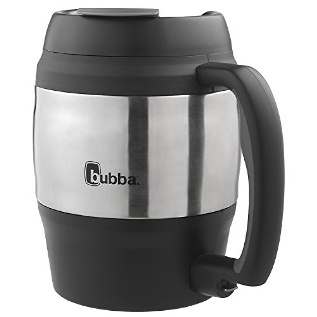 Bubba Classic Insulated Mug, 52oz Double-Insulated Mug with Handle, Bottle Opener, and Tightly Sealed Lid, Keeps Drinks Hot or Cold for Hours, Licorice