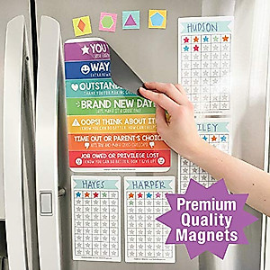 Good Behavior Chart For Kids at Home Magnetic, Kids Reward Chart For Kids at Home Magnetic Responsibility Chart For Kids, Star Chart For Kids Behavior, Toddler Behavior Chart Classroom Incentive Chart
