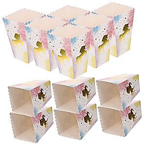 Anneome 12pcs Popcorn Boxes Popcorn Popcorn Box Popcorn Wedding Party Favor Boxes French Fries Cups Disposable Popcorn Boxes Disposable Popcorn Cups Paper Popcorn Containers