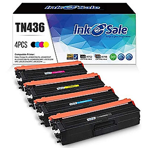 INK E-SALE Compatible Toner Replacement for Brother TN436 Super High (KCMY, 4-Pack), use for Brother MFC-L8900CDW MFC-L8610CDW HL-L8360CDWT HL-L8260CDW HL-L8360CDW HL-L9310CDW MFC-L9570CDW Printer