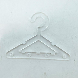 with No Base Acrylic Mini Coat Hanger Rack Earring Hanger for Retail Store Desktop, Clear