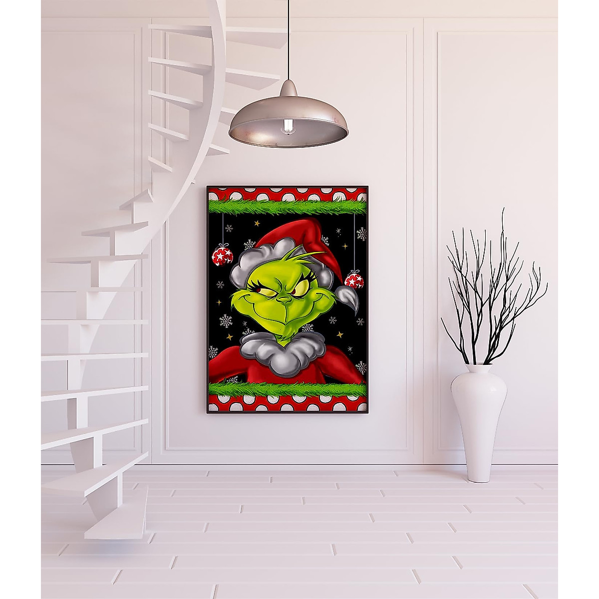 Acelii 5D Christmas Diamond Painting Kits for Adults Beginners,DIY Winter Paint by Diamond Art,Full Round Drill Diamonds Dots Gem Art Kits,Home Wall Decor 12x16 Inch