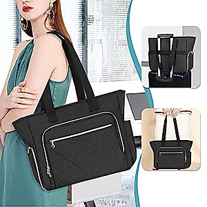 Luxja Breast Pump Bag (with a Breastmilk Cooler Bag, a Small Carrying Case and a Waterproof Mat) Compatible with Spectra S1 and S2, Pumping Bag for Breast Pump and Extra Parts, Black