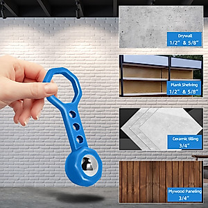 BesWin Stud Finder Wall Scanner - Studball with 27 Pounds of Pull Magnetic Power - Detect Metal through 5/8" Drywall, Wood or 3/4" Plywood Paneling, Ceramic Tiling - No Battery Required, Black