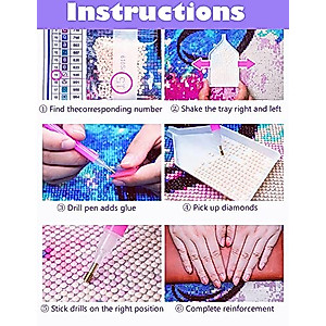 CHANGBAISHAN 5D Diamond Painting Kits for Adults and Kids - Full Drill Diamond Painting 12 x 16 in - Crystal Rhinestone Diamond Art Kits for Adults and Kids - Home Wall Decor