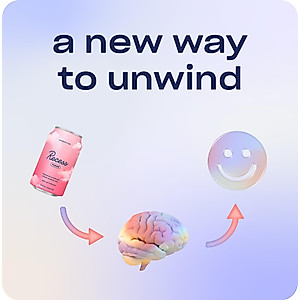 Recess Mood Magnesium Supplement Drink Calming Beverage, 12 Ounce, Pack of 12 (Strawberry Rose, 12 Pack)