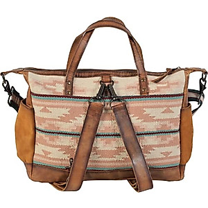 Palomino Serape Diaper Bag Backpack By STS Ranchwear, Pink