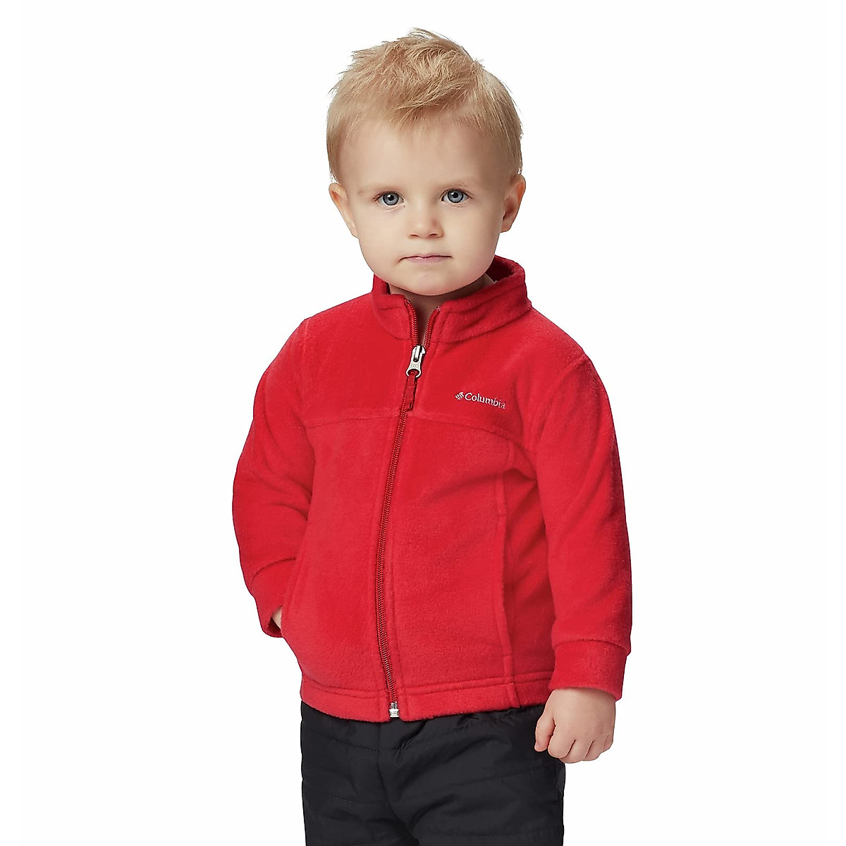Columbia Toddler Boys Steens Mt II Fleece, Mountain Red, 4T