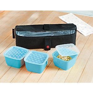 Skip Hop Baby Bento Meal-to-Go Diaper Bag, Black (Discontinued by Manufacturer)