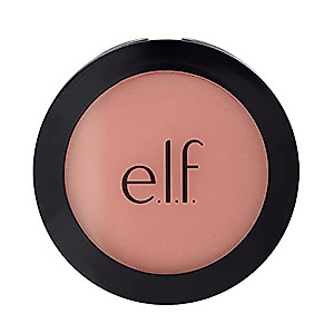 e.l.f, Primer-Infused Blush, Long-Wear, Matte, Bold, Lightweight, Blends Easily, Contours Cheeks, Always Rosy, All-Day Wear, 0.35 Oz