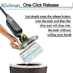 Kiviman 20 PCS Disposable Mop Pads Compatible with Shark Vacmop VM252 VM250 VM200 VM190 Mop Pad Refills for Shark VM252