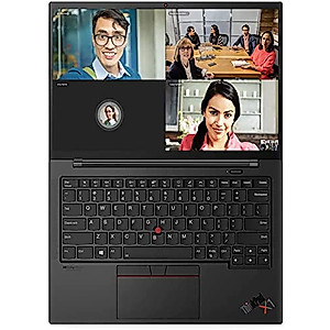 Latest Lenovo ThinkPad X1 Carbon Gen 9 Intel Core i7-1185G7(Beat 1165G7), 14" FHD IPS, Anti-Glare 400 nits, 32GB DDR4 RAM, 1TB NVMe SSD, Fingerprint Reader, Win 11 Pro (Downgradable to W10P) - Black