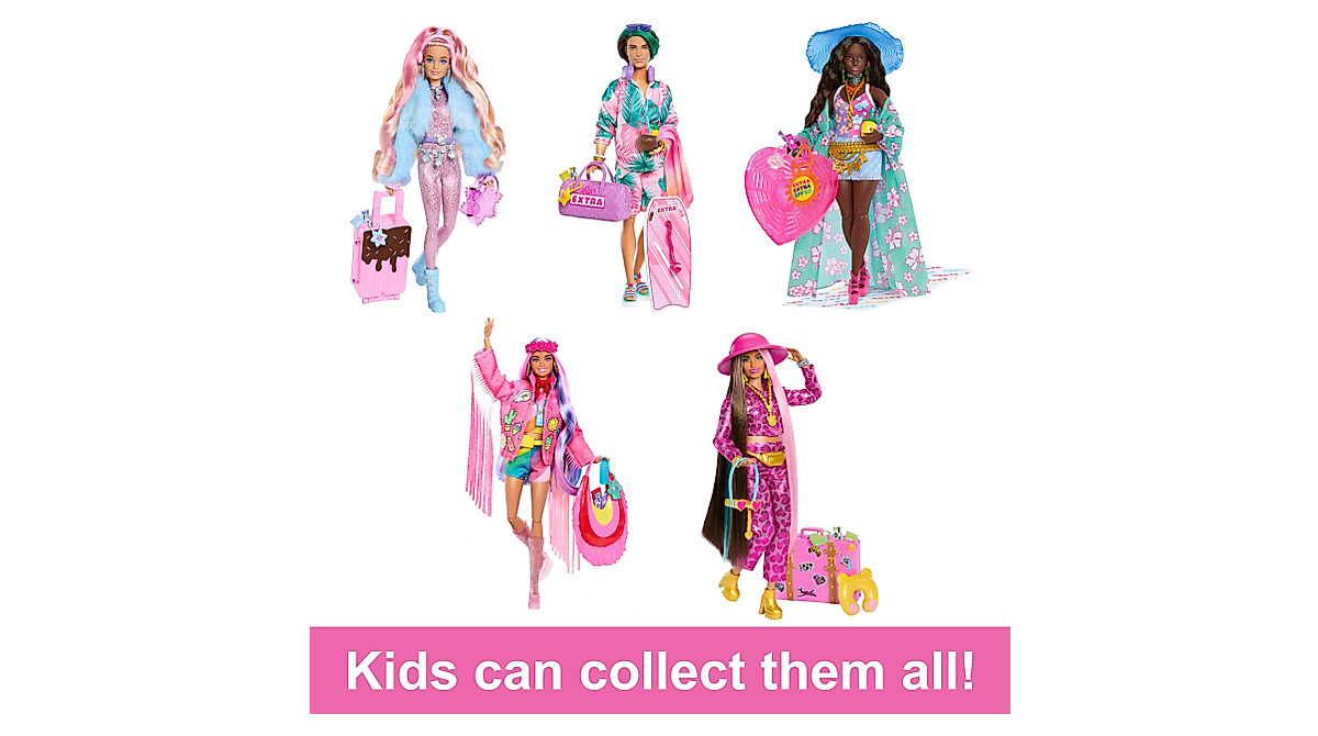 Barbie Extra Fly Ken Doll - Travel-Ready Fashion Fun