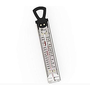 Candy Thermometer 12 "Deep Fry Paddle Thermometer with Pot Clip, Best for Deep Fry Cooking,Jam,Sugar,Syrup,Jelly Making