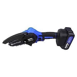 Mini Chainsaw, 4-Inch 21V Cordless Handheld Battery Powered Electric Small Chainsaw, Pruning Shears for Tree Branch Wood Cutting, Garden Yard Tools (1 Battery)