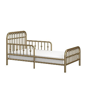 Little Seeds Monarch Hill Ivy Metal Toddler Bed, Gold