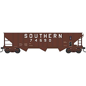 Bowser HO Scale 70-Ton 12-Panel 3-Bay Hopper Southern Railway(Boxcar Red) #74690
