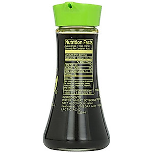 Yamasa Soy Sauce, Naturally Brewed Less Salt Low Sodium Preservative Free in Glass Dispenser, 5 fl oz (Pack of 1)