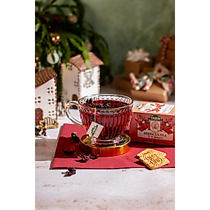 Tadin Hibiscus Herbal Tea, Caffeine Free, 24 Tea Bags Per Box, Pack of 6 Boxes Total