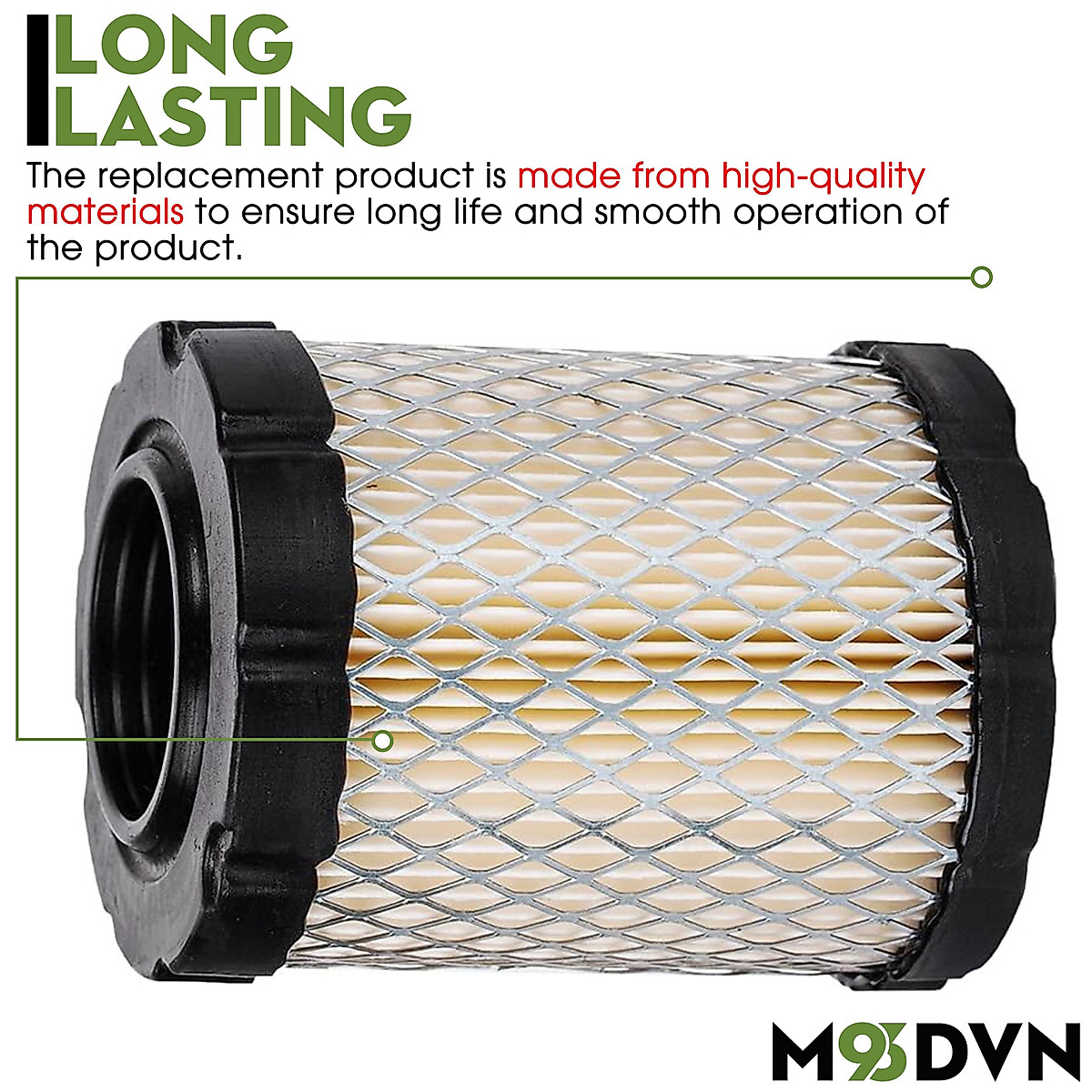 Air Filter Compatible with John Deere Z335E Z335M Z355E EZtrak Residential Zero Turn Mower fits Many Other Models