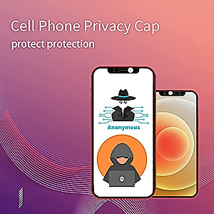 EYSOFT Camera Lens Cover Compatible for iPhone 12 Pro Max Bundled with iPhone Front Camera Cover (Silver),Protect Privacy and Security But Not Affect Face Recognition