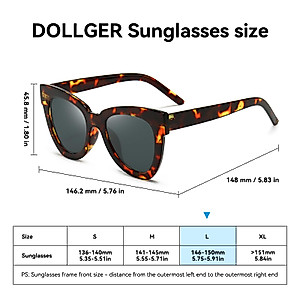 Dollger Retro Cat Eye Sunglasses Women Men Oversized Square Tortoise Shell Cateye Trendy Sunglasses Leopard