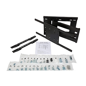 THE MOUNT STORE TV Wall Mount for TCL 55" Class LED 5 Series 2160p Smart 4K UHD TV with HDR Roku Model 55S525 TV VESA 400x200mm Maximum Extension 31.5 inches