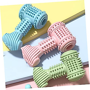 Amosfun 5pcs Dog Toy Puppies Teething Dental Toys Puppy Teething Toys Dog Teeth Cleaning Toy Small Dog Accessories Small Dogs pet Toys Small Chewing Toy pet chew Toy The Dog Outdoor TPR