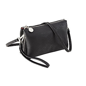 Sydney Love Women's Two Tone Cross Body Bag, Black, Small