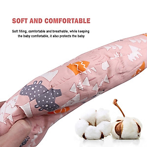 Longwuny High Chair Cushion, High Chair Cover Padhigh Chair Pad Cover, Soft and Comfortable, Light and Breathable, Make The Baby Sit More Comfortable (Pink Forest Animal Pattern)